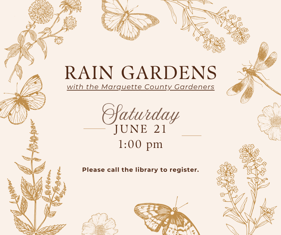 Packwaukee Public Library | Rain Gardens